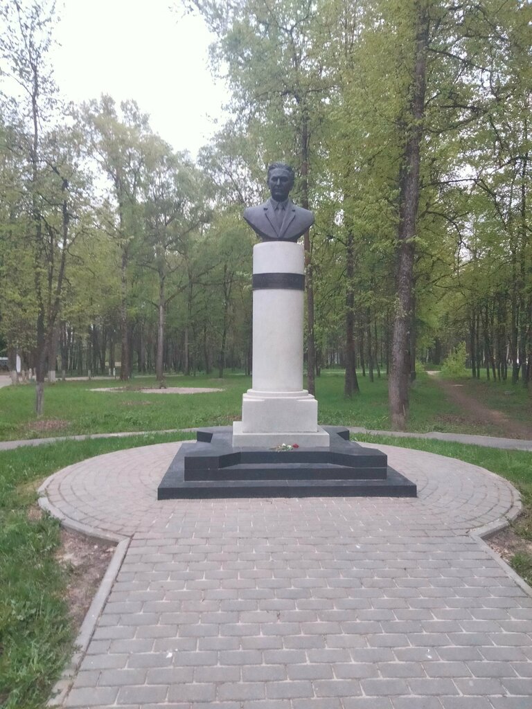 Anıt, heykel Н.И. Макаров, Voskresensk, foto