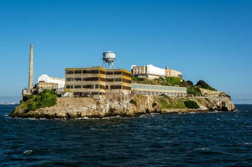 Müzeler ve sanat galerileri Alcatraz Prison Museum, Kaliforniya Eyaleti, foto