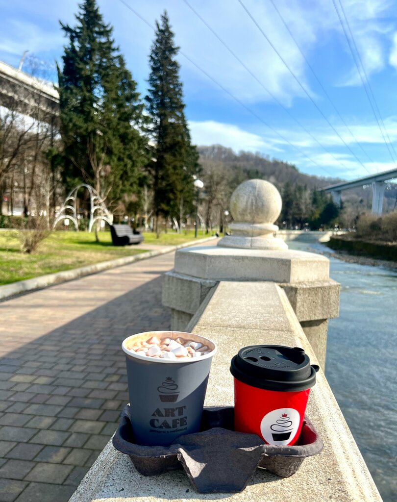 Kahve dükkanları Art cafe, Soçi, foto