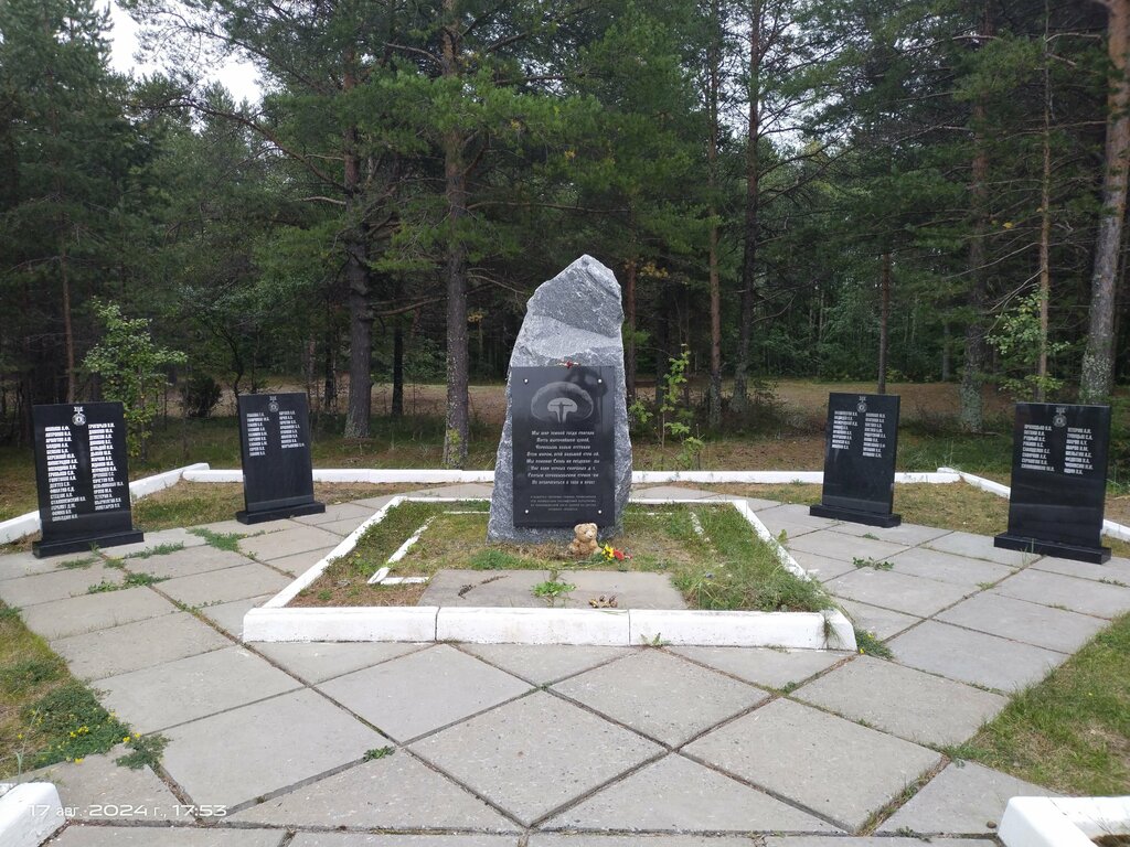 Anıt, heykel Ликвидаторам Чернобыльской катастрофы, Severodvinsk, foto