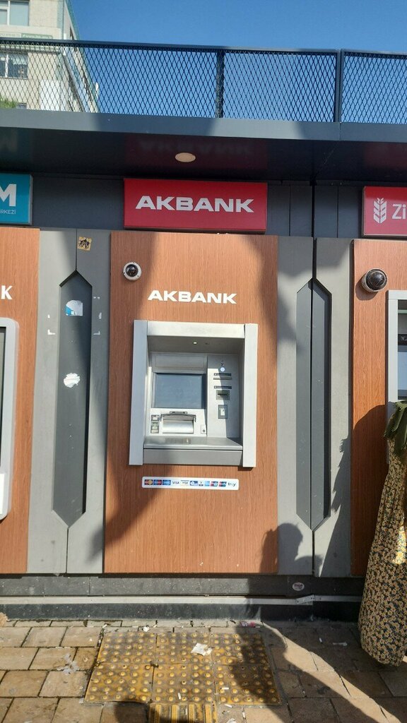 ATM'ler Akbank ATM, İstanbul, foto