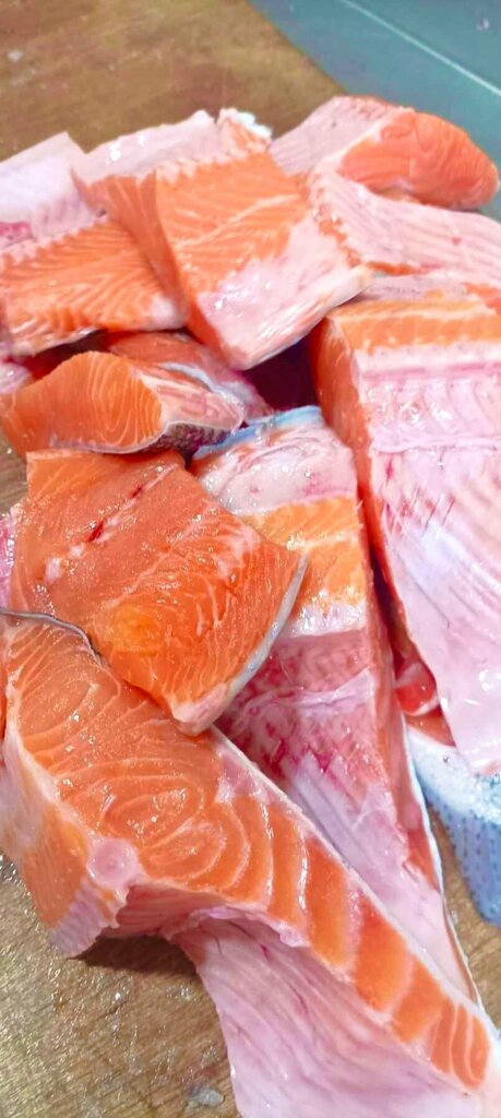 Balık ve deniz ürünleri Ribka iz Karelii, Krasnogorsk, foto