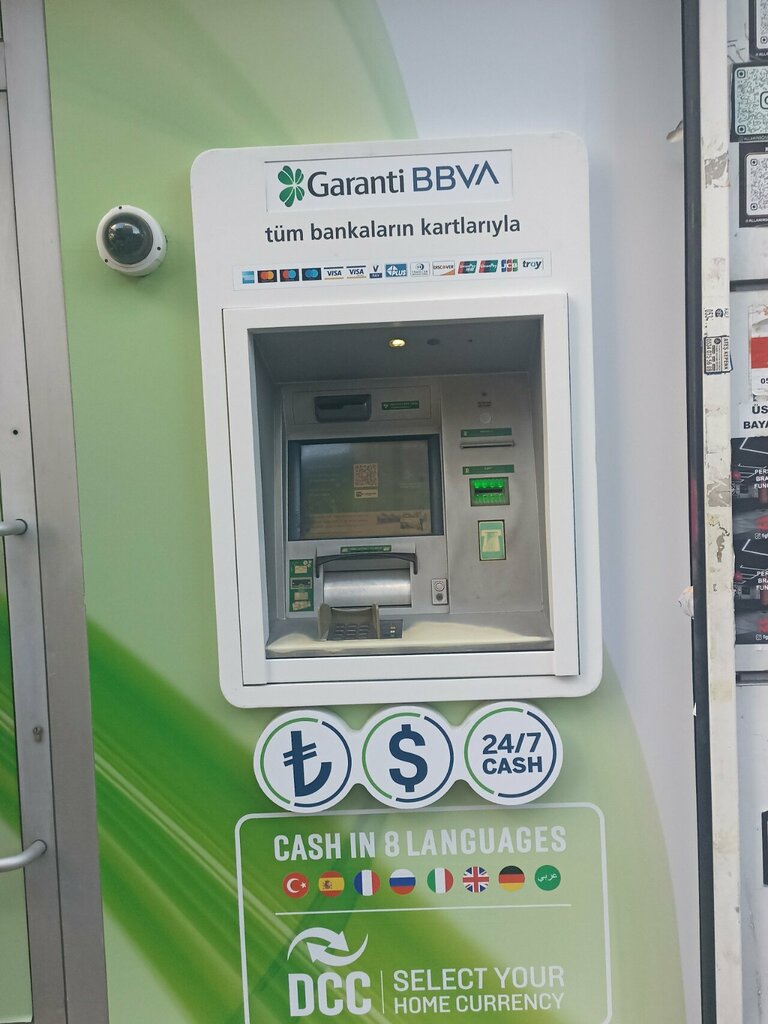 ATM'ler Garanti BBVA ATM, İstanbul, foto