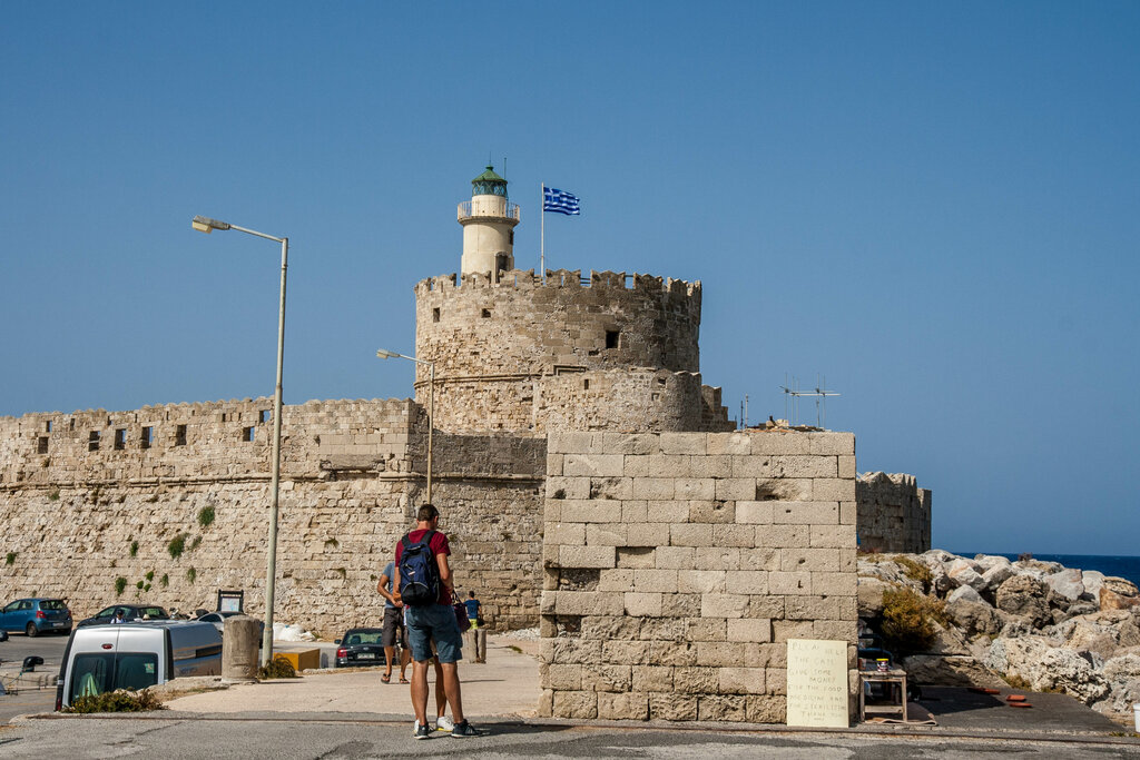 Turistik yerler Форт Святого Николая, Rodos, foto