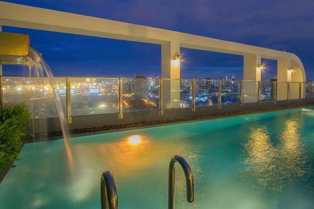 Otel Highrise Cityview Aspire Condo Gym Pool, Bangkok, foto