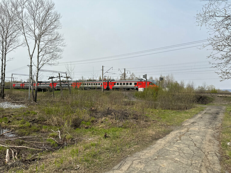 Tren istasyonu платформа 8571 километр, Habarovski krayı, foto