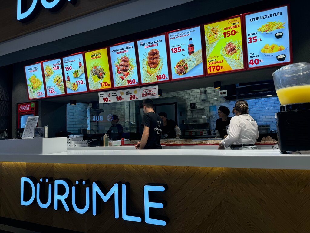 Fast food Dürümle, Antalya, foto
