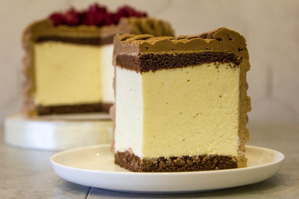 Pasta, şekerleme ve tatlı Arctic cake, Murmansk, foto