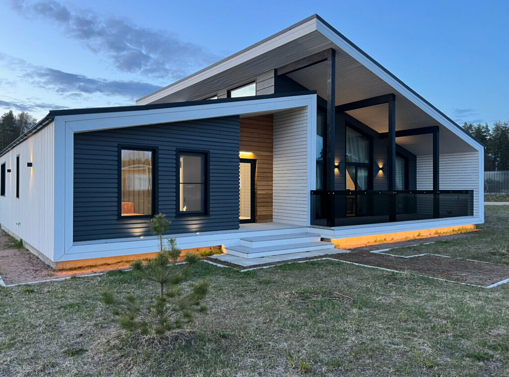 Yazlık ev inşaatı Scandi Project, Saint‑Petersburg, foto