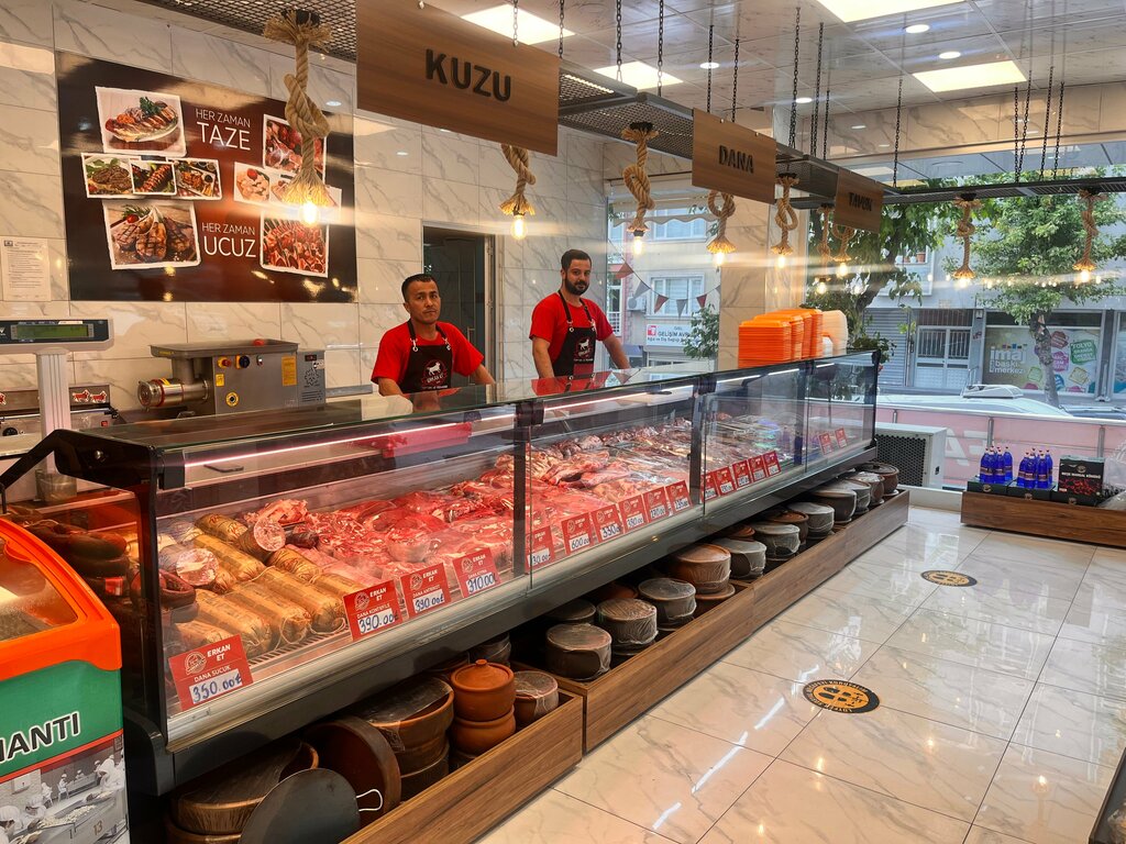 Kasap, şarküteri Erkan Et Kasap Mangal, İstanbul, foto