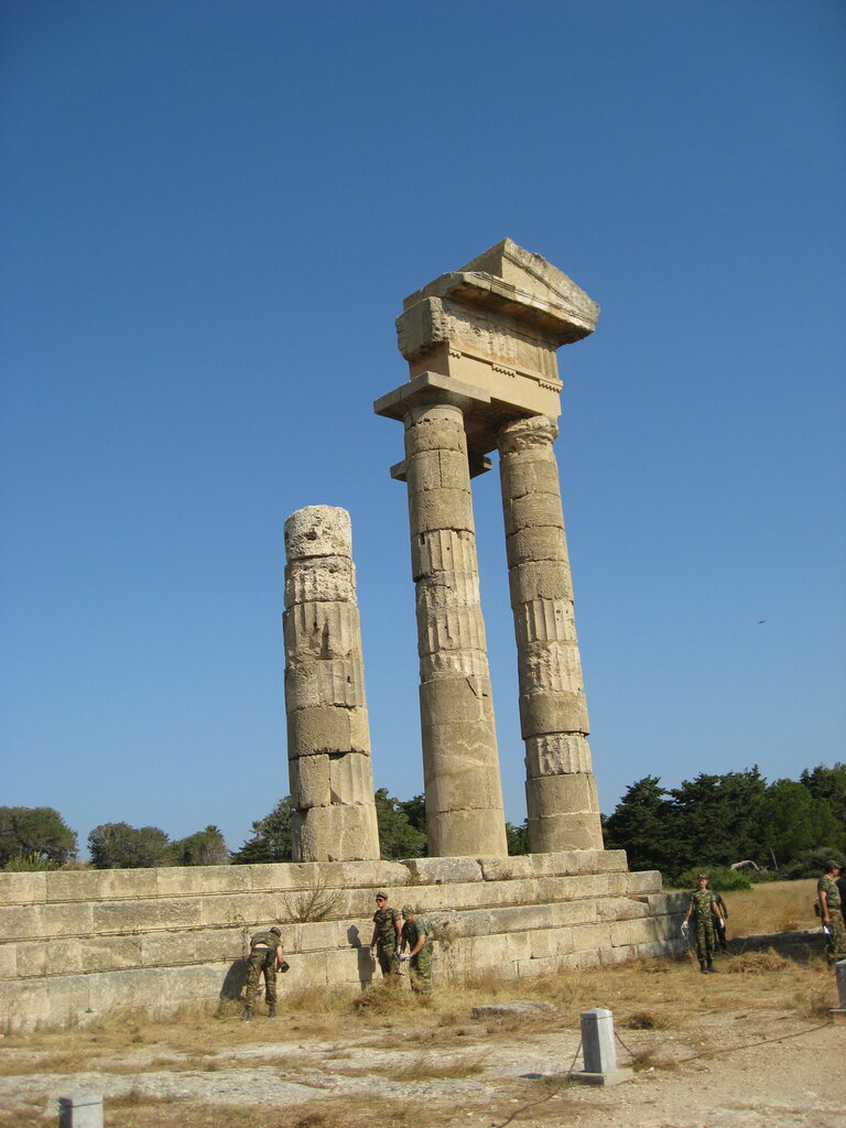 Turistik yerler Акрополь города Родос, Rodos, foto
