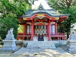 Shibamata Hachiman Shrine (Tokyo Metropolis, Special Ward Katsushika, Kanamachi Line, Shibamata Station), dini dernekler  Tokyo'dan