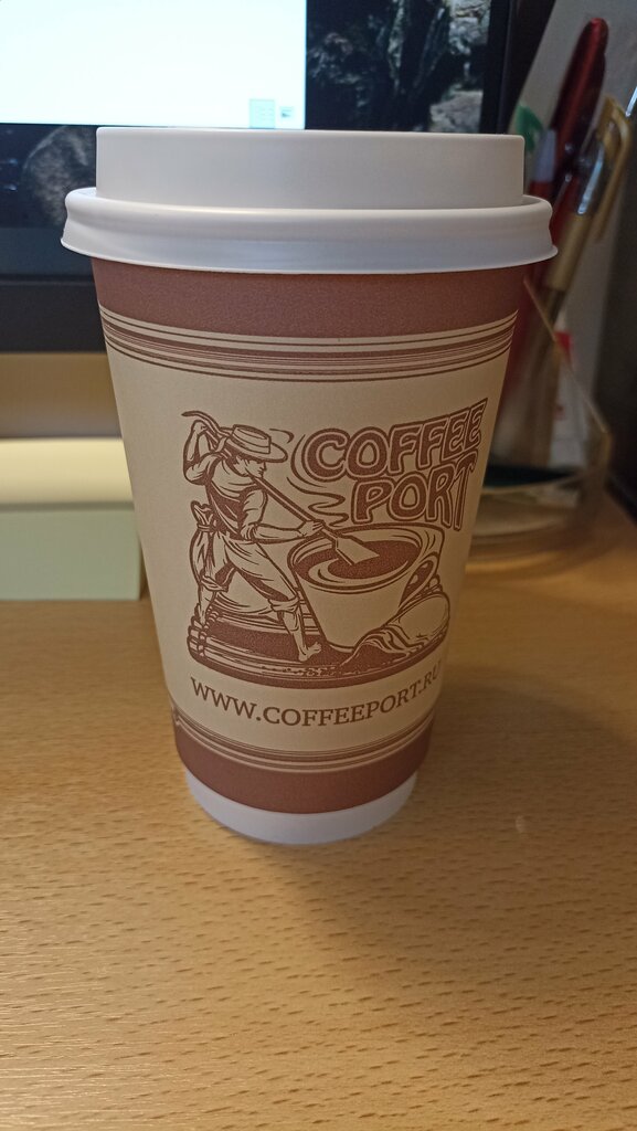 Kahve dükkanları Coffeeport, Moskova, foto