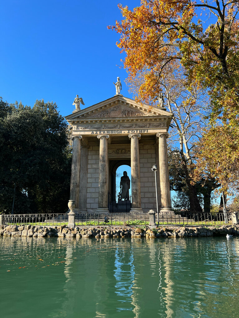 Kültür ve eğlence parkları Villa Borghese, Roma, foto