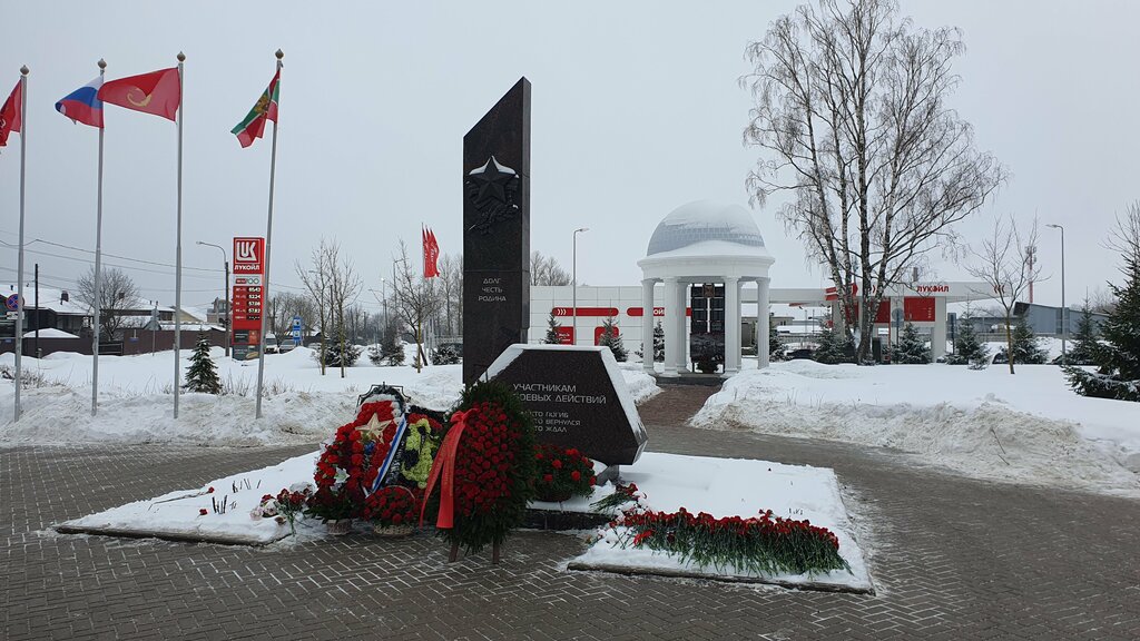 Anıt, heykel Ротонда памяти павших участников боевых действий, Puşkin, foto
