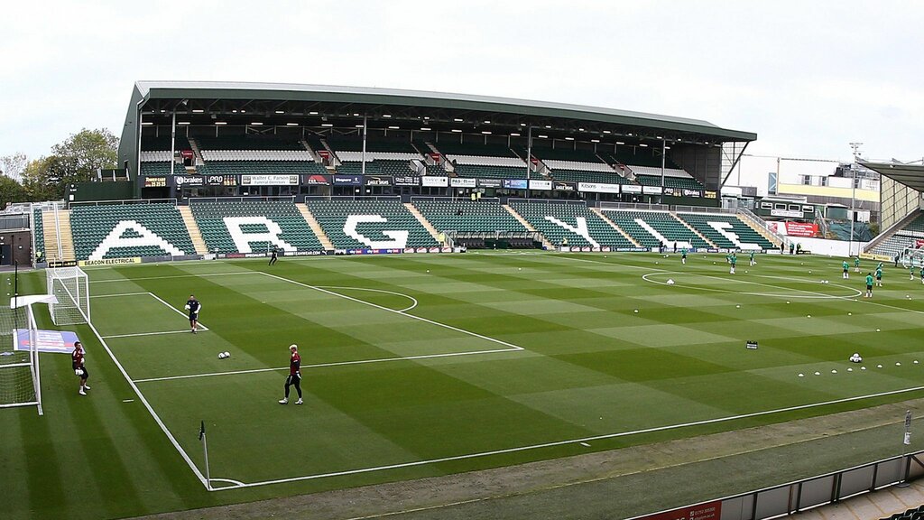 Stadyum Home Park, Plymouth, foto