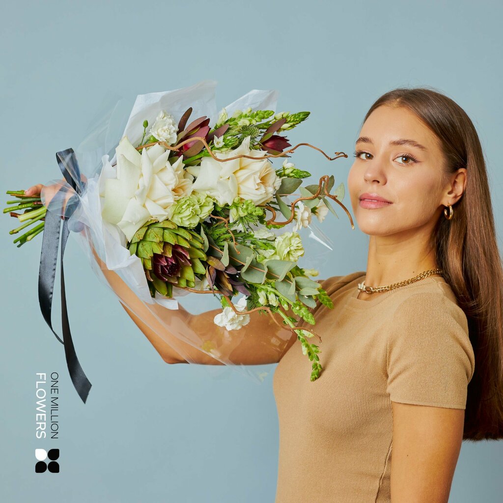 Çiçek teslimatı One million flowers, Moskova, foto