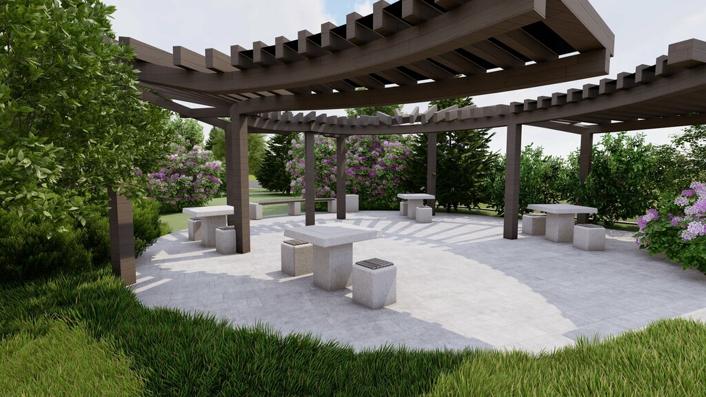 Peyzaj tasarımı Landshaftproekt, Orenburg, foto