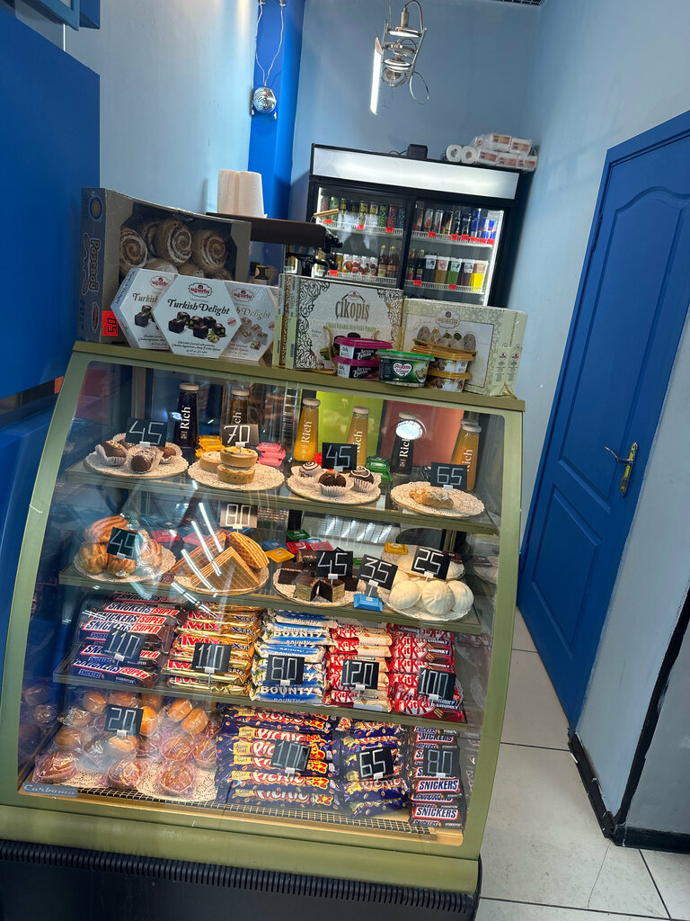 Kahve dükkanları Glagol Coffee, Moskova, foto