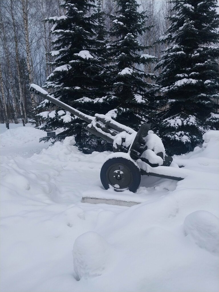 Teknoloji anıtı 76-мм дивизионная пушка ЗиС-3 образца 1942 г., Moskova, foto