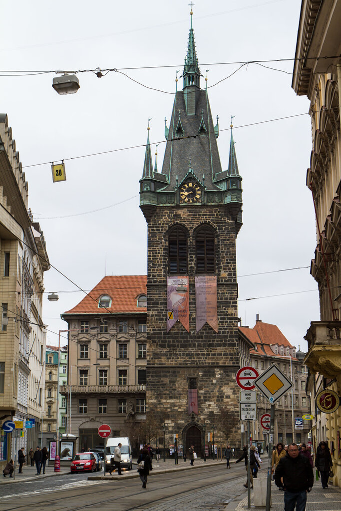 Turistik yerler Jindřišská Tower, Prag, foto