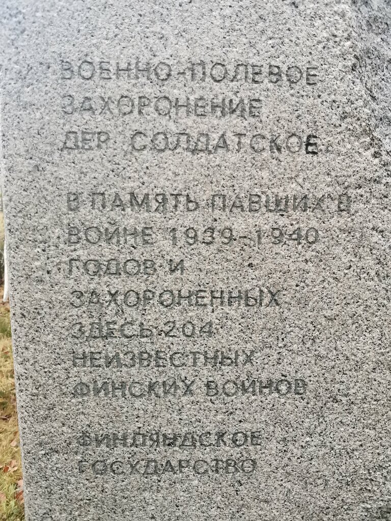 Anıt, heykel Братская могила финнов, Saint‑Petersburg ve Leningradskaya oblastı, foto