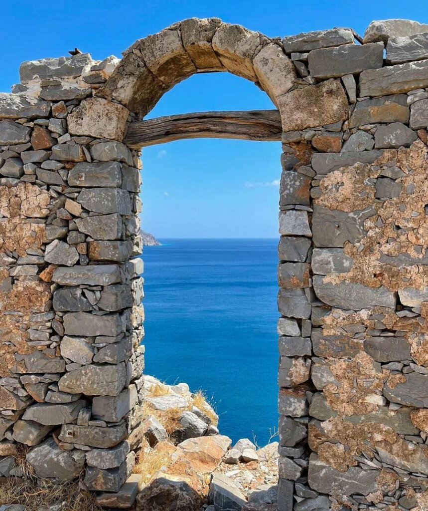 Turistik yerler Spinalonga fortress, Dünya, foto