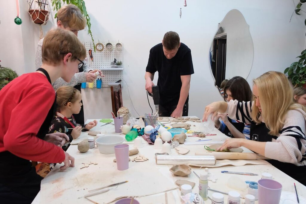 Çömlek atölyesi Krya. Moscow, Moskova, foto