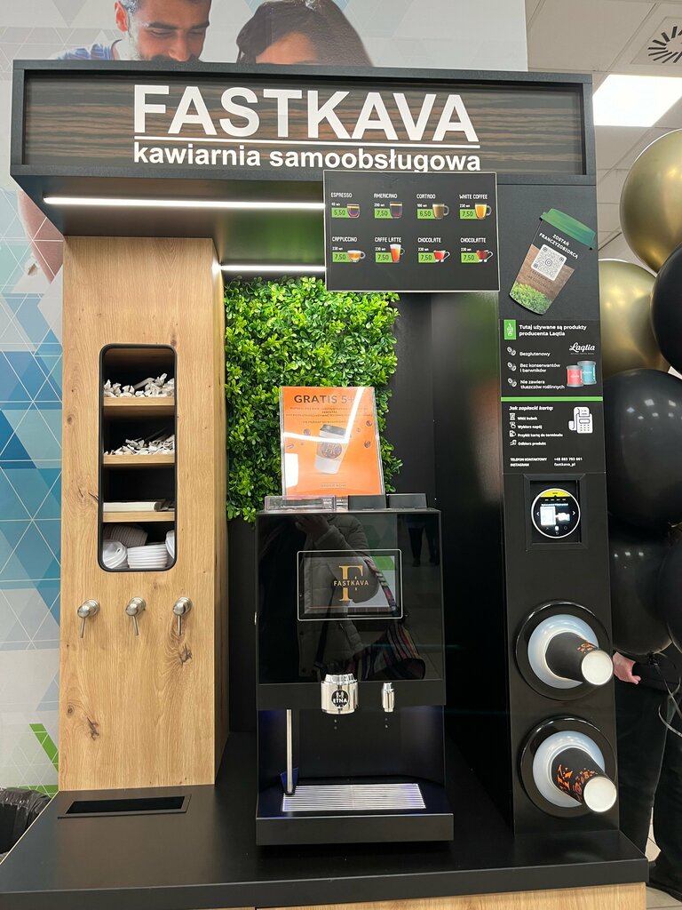 Kahve otomatı Fastkava, Varşova, foto