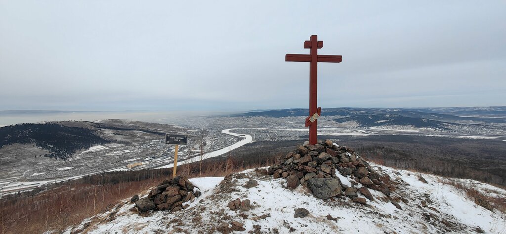 Dağ zirvesi Гора Безымянная, Zabaykalski krayı, foto