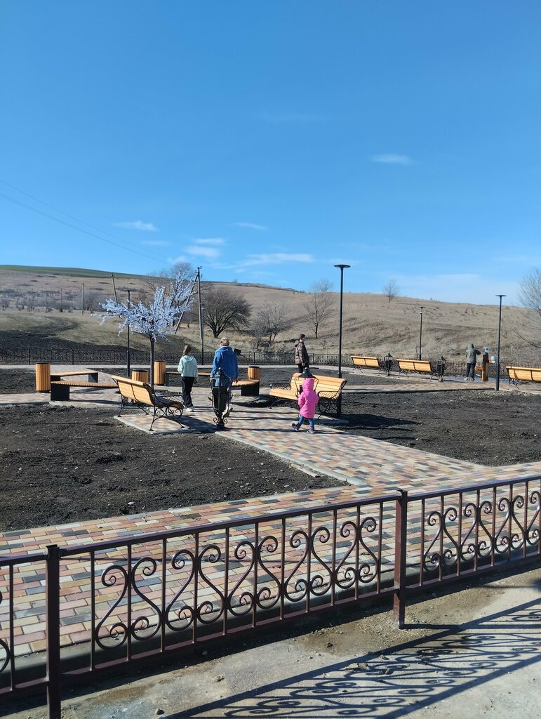 Pınar, çay Spring, stream, Stavropolski krayı, foto