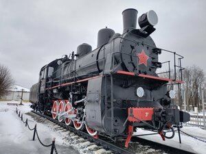 Teknoloji anıtı Паровоз Эм 728-23, Dno, foto