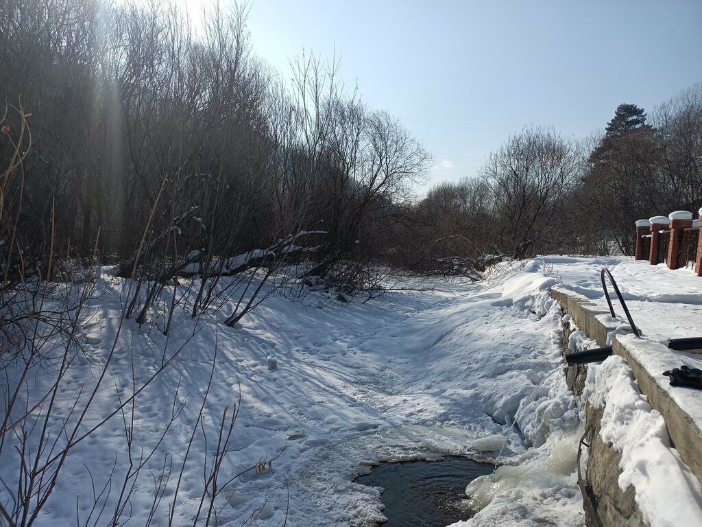 Pınar, çay Spring, stream, İrkutskaya oblastı, foto