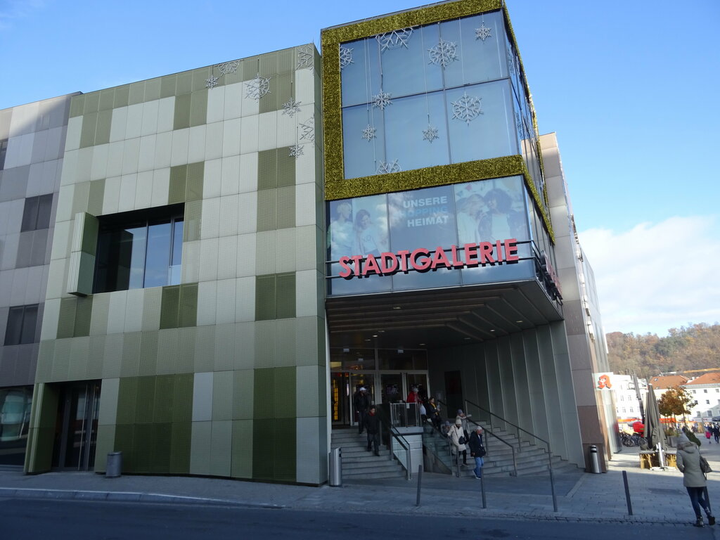 Alışveriş merkezleri Stadtgalerie Passau, Passau, foto