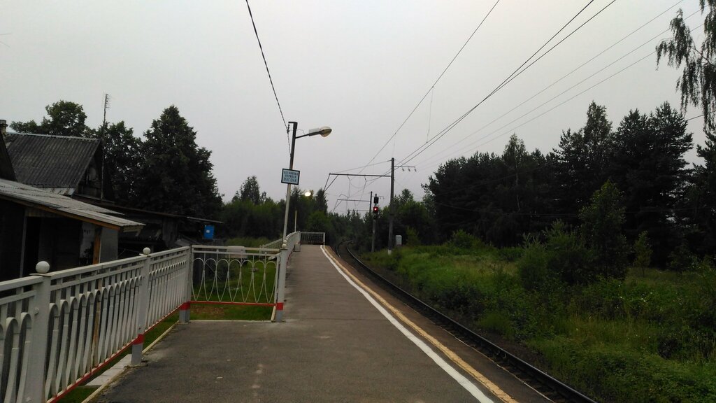 Tren istasyonu Платформа 21 км, Saint‑Petersburg ve Leningradskaya oblastı, foto