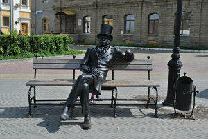 А.С. Пушкин (Kirov street No:139А, Chelyabinsk), anıt, heykel  Çeliabinsk'ten