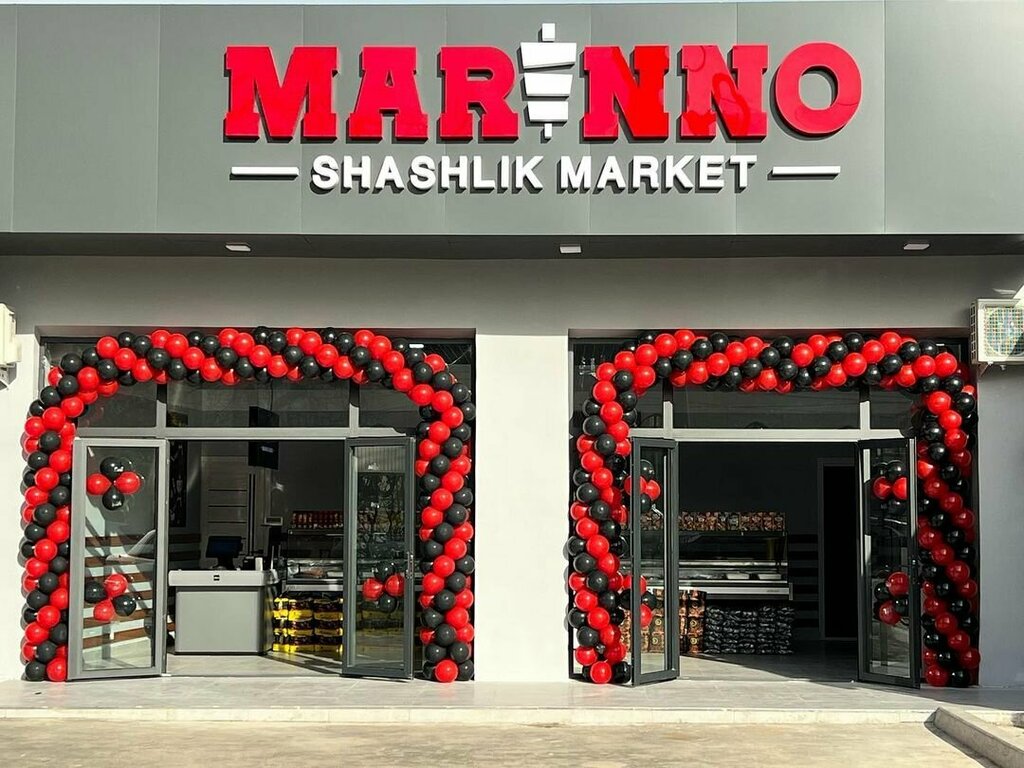 Kasap, şarküteri Shashlik Market Marinno, Taşkent, foto