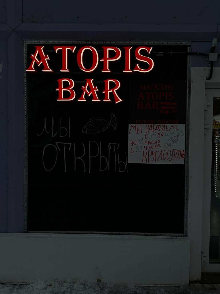 Bira dükkanı Atopis bar, Novosibirsk, foto