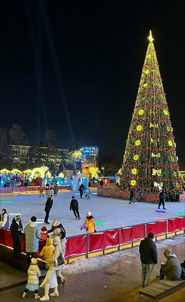 Buz pateni pistleri Ice rink, Almatı, foto