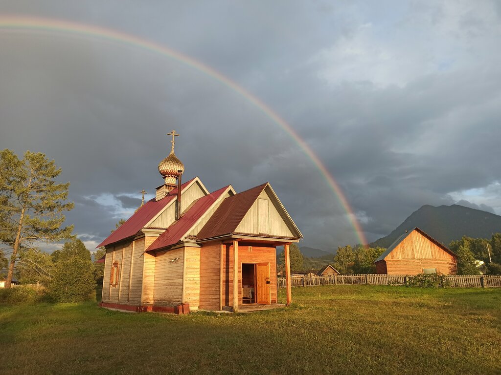 Ortodoks kiliseleri Старообрядческая церковь Илии Пророка, Altay Cumhuriyeti, foto