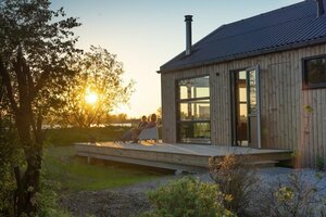 Waterlodge Blaukopke (Friesland, Boarnsterhim, Pean, 1), otel  Friesland'dan