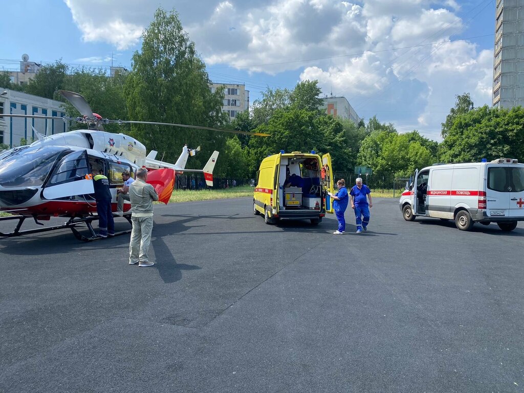Acil yardım hizmeti Yardım Hattı Tıbbi Hizmeti Hotline, Moskova, foto
