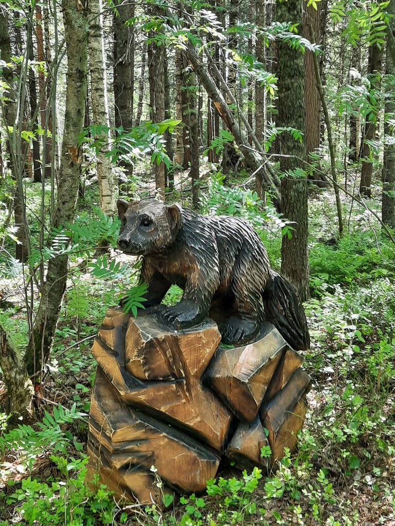 Müzeler ve sanat galerileri Экологический визит-центр Хуторок природного парка Сибирские увалы, Hantı‑Mansi Özerk Okrugu, foto