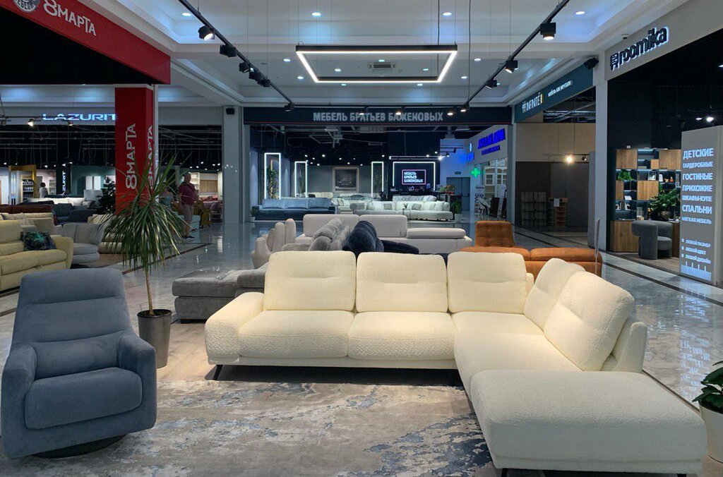 Koltuk takımı mağazaları Мебель братьев Баженовых, Nijnevartovsk, foto