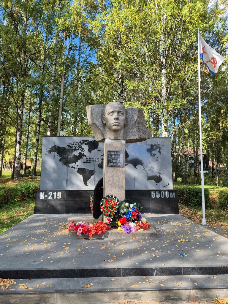 Anıt, heykel С.А. Преминин, Krasavino, foto