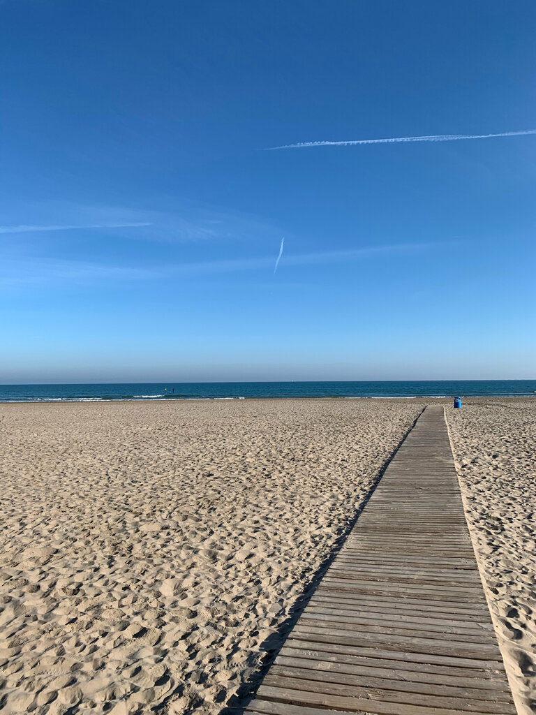Plaj Playa de las Arenas, Valensiya, foto