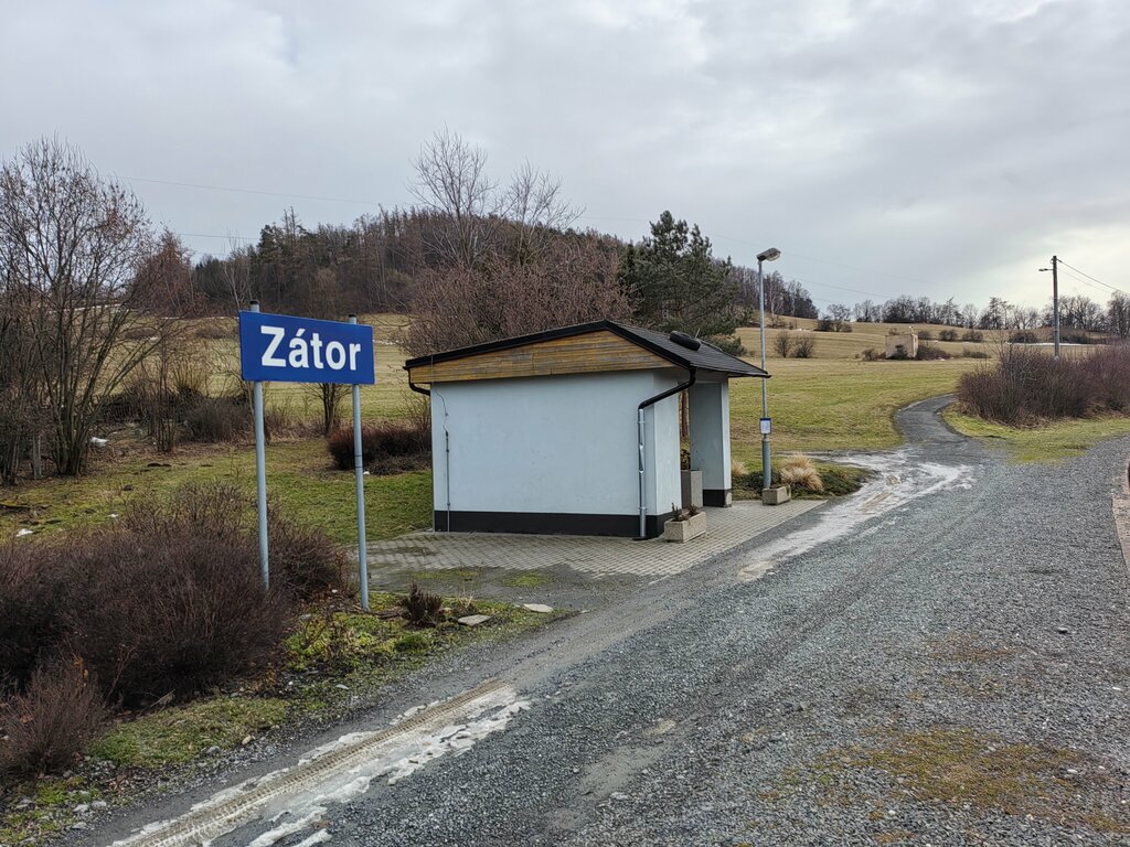 Tren istasyonu Zator, Moravya‑Silezya Bölgesi, foto