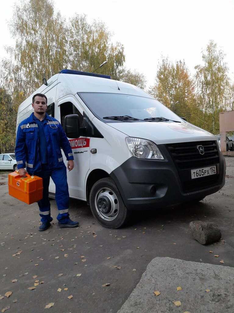 Acil tıbbi yardım hizmeti Подстанция скорой помощи, Nijegorodskaya oblastı, foto