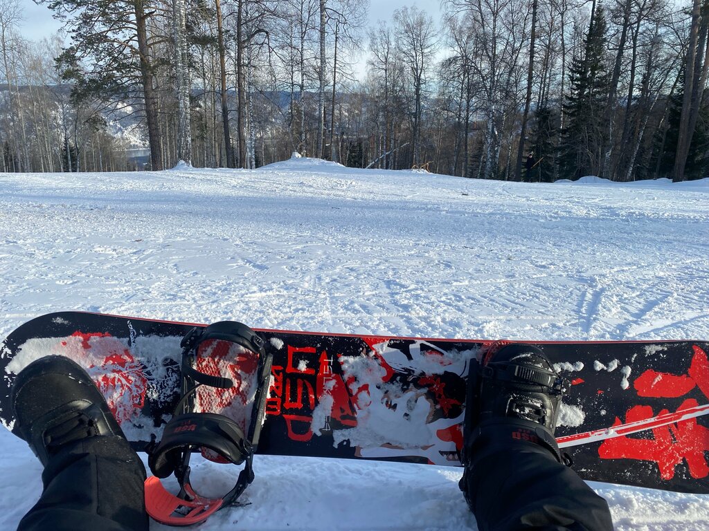 Dağ zirvesi Гора Слаломная, Krasnoyarski krayı, foto