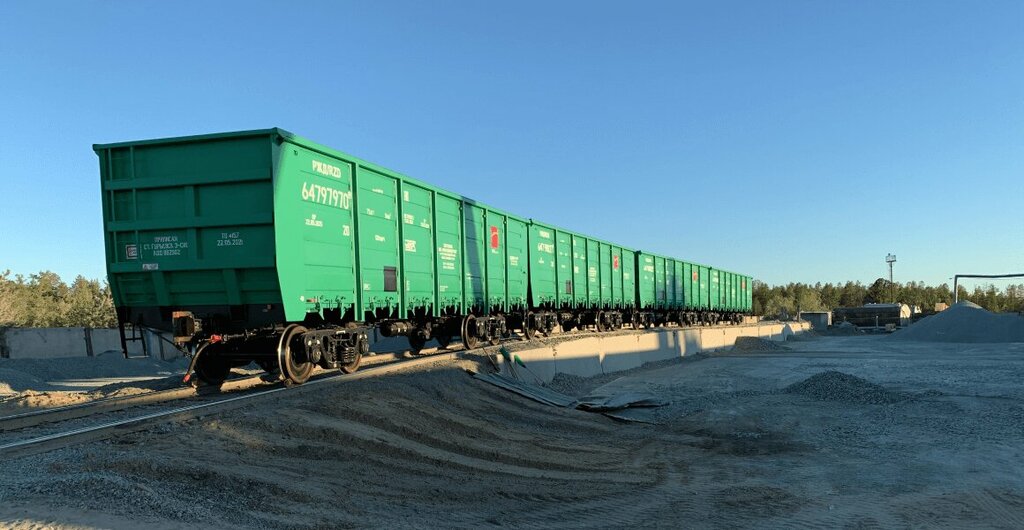 Demiryolu kargo GSM Trans, Yamal‑Nenets Özerk Bölgesi, foto